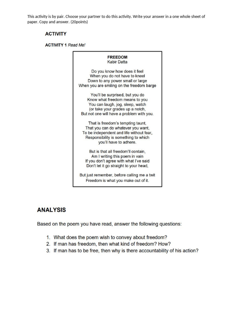 q2 m1 Activity | PDF