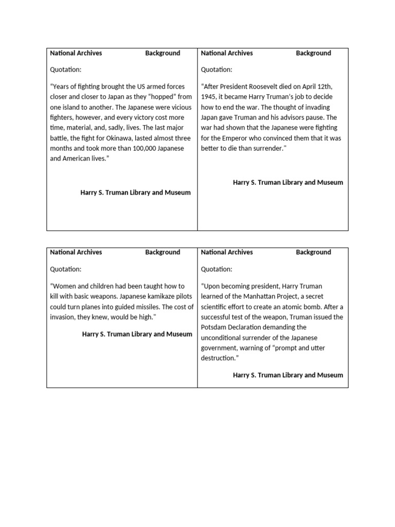 Speech #3 Notecards Applegate | PDF | Nuclear Weapons | Atomic Bombings ...