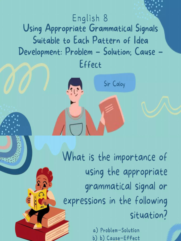 Grammatical Signal PPT 1 | PDF