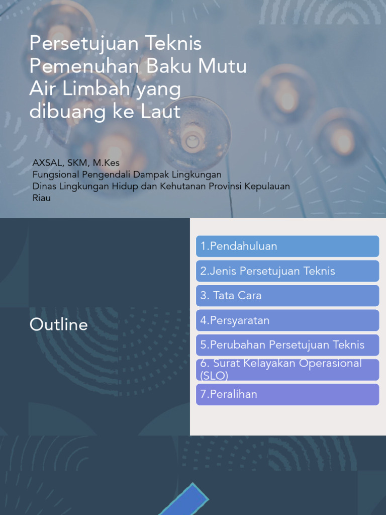 PERTEK Air Limbah | PDF