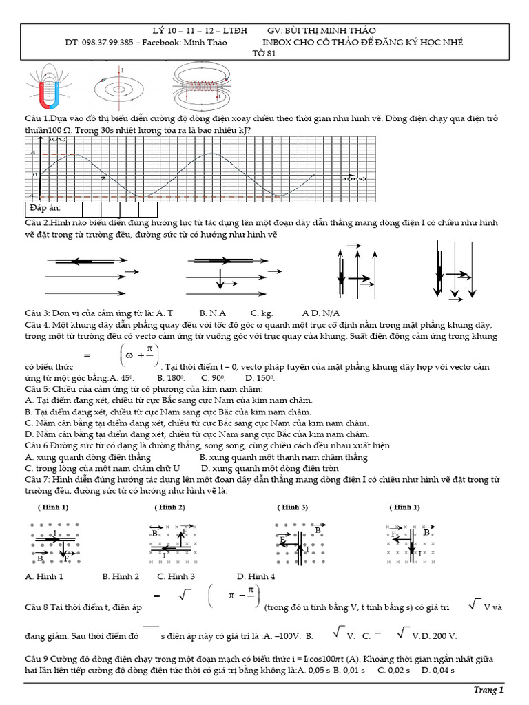 Lý 12 Gi A K 2 | PDF