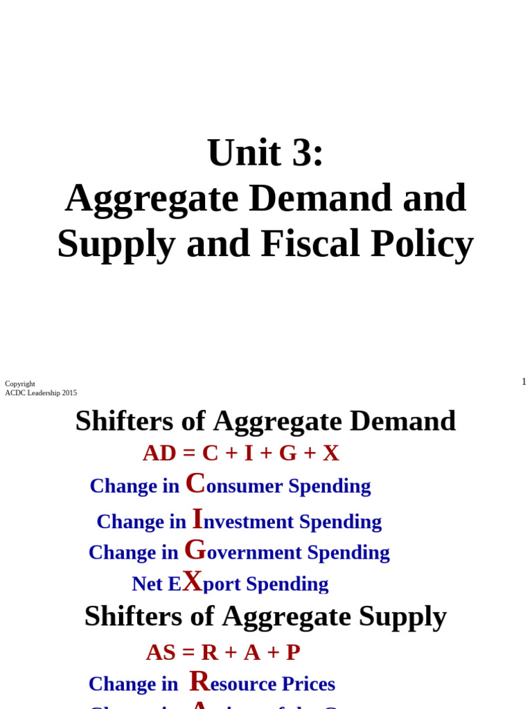 Macro 3.3 - AD-As in The Short-Run and Long-Run | PDF | Macroeconomics ...