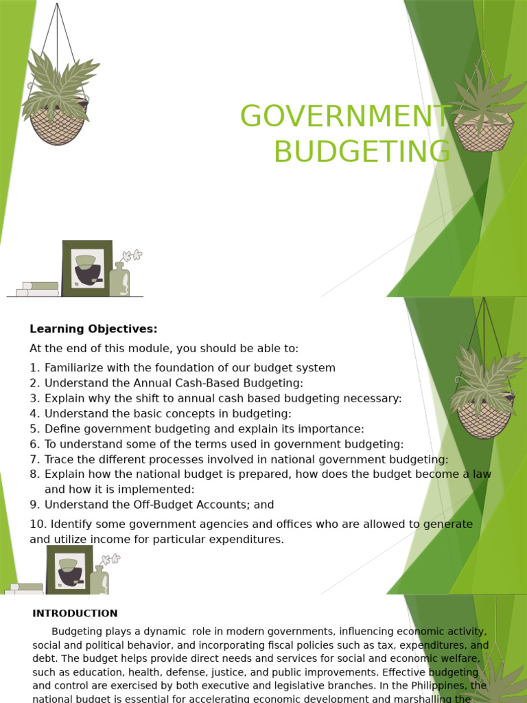 Government Budgeting PPT 1 | PDF | Budget | Government Budget