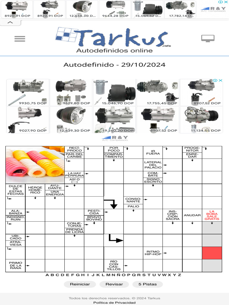 Autodefinido - 29102024 - TARKUS | PDF