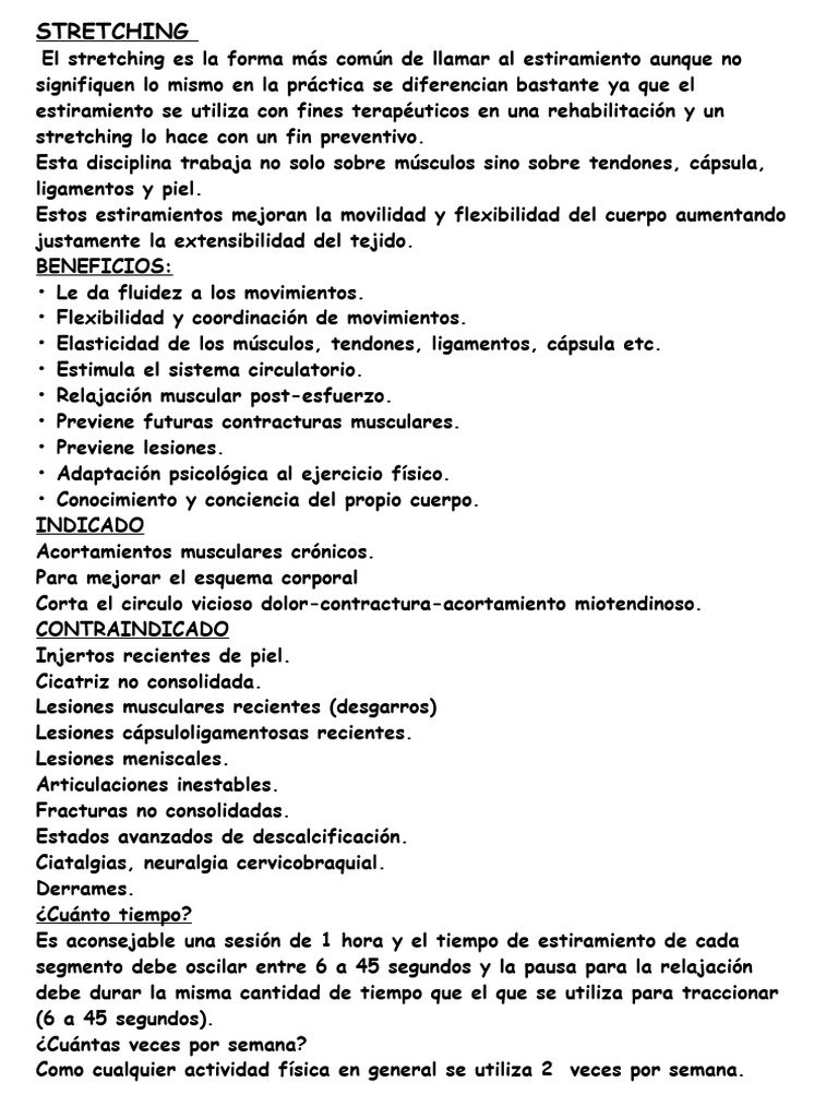 11 - Stretching | PDF