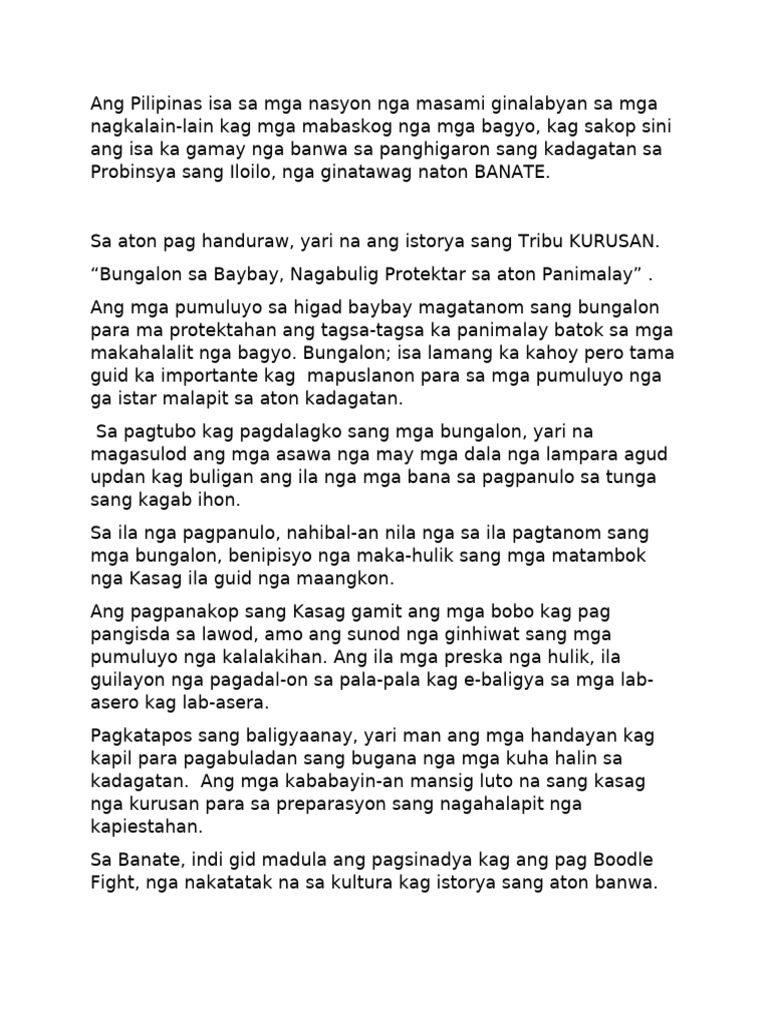 Tribu Kurusan Synopsis | PDF