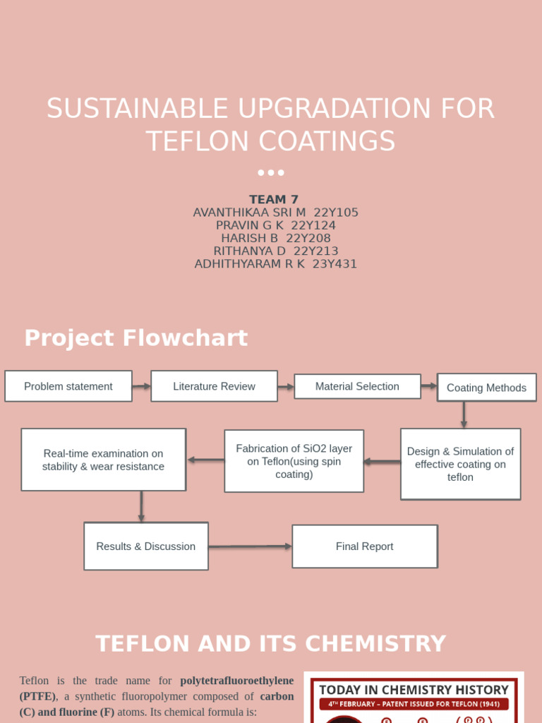 Sustainable Alternative For Teflon Coatings | PDF | Applied And Interdisciplinary Physics ...