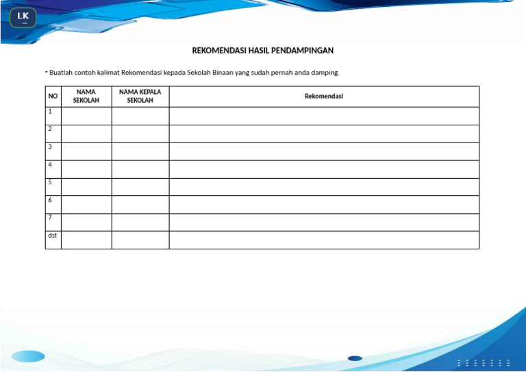 LK 7 Rekomendasi | PDF
