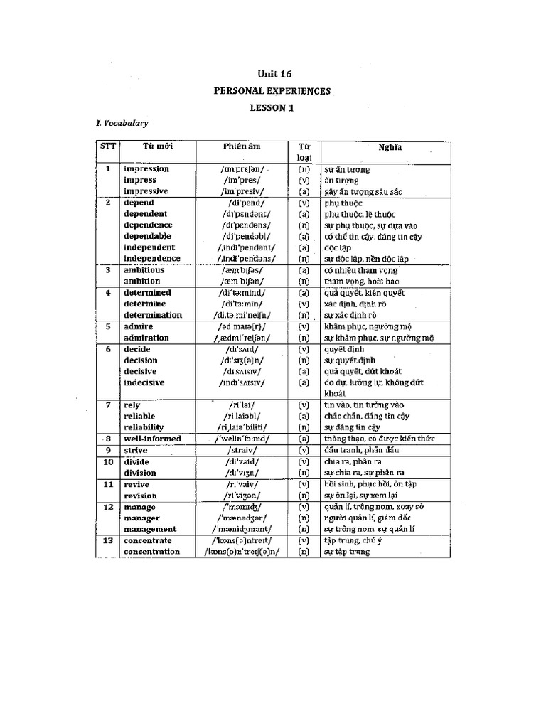 Unit 16 Pdf