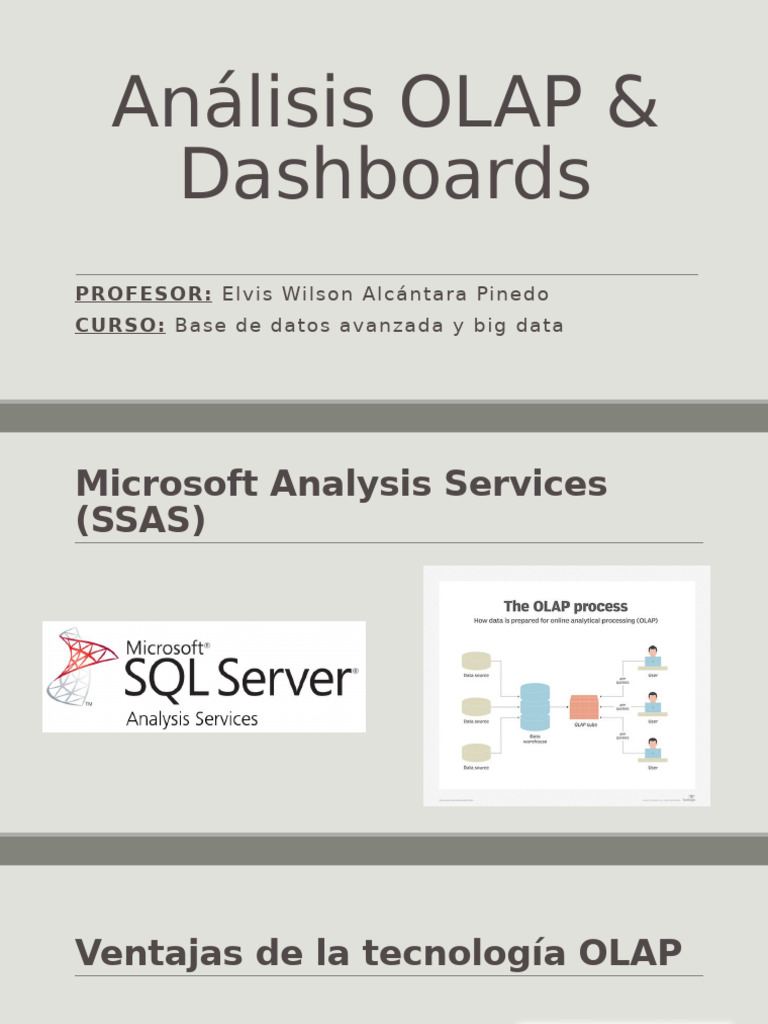 Análisis OLAP & Dashboards | PDF