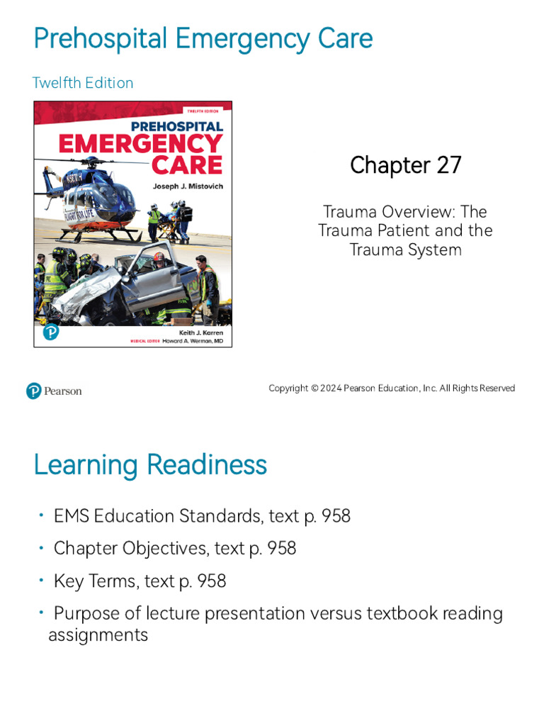 EMT Training Course Chapter 27 Trauma Overview | PDF | Explosion | Seat ...