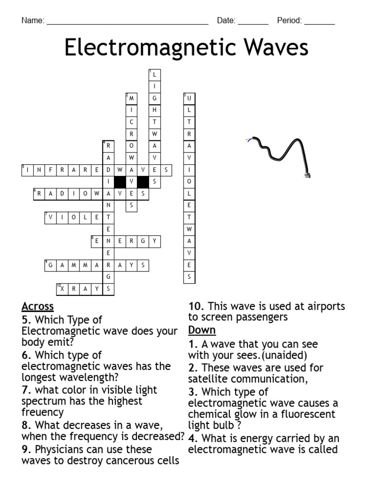 Electromagnetic Waves Answer Key | PDF | Electromagnetic Spectrum ...