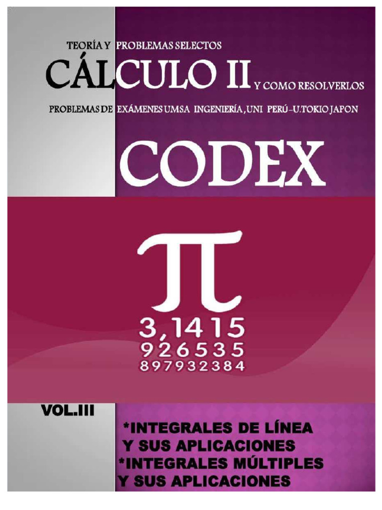PDF Codex Tomo III Integrales Compress | PDF | Integral | Curva