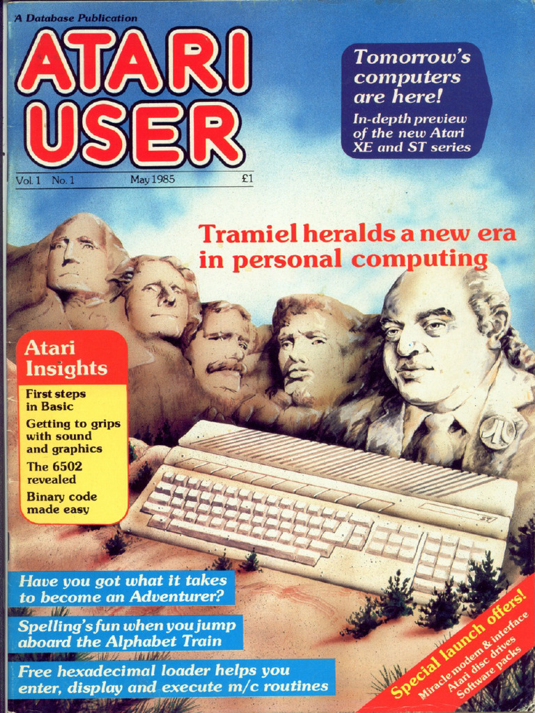 AtariUser01 May85 | PDF | Computer Science | Computer Engineering