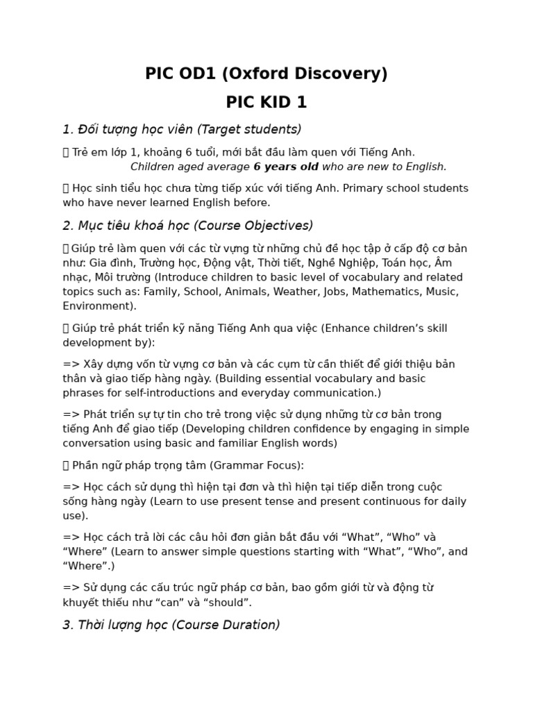 Pic Od1 (Kid1) | PDF