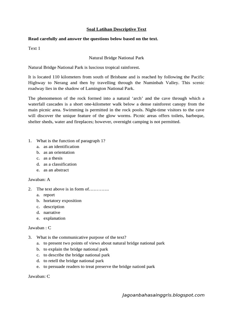 Descriptive Text Practice Questions | PDF | Venice | Angkor Wat