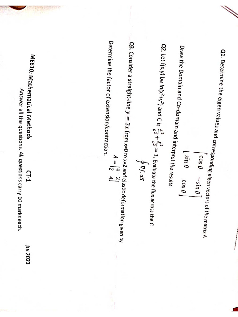 Mathematical Methods | PDF