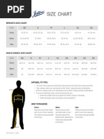 Sublimation Size Chart | PDF | Clothing | Fashion