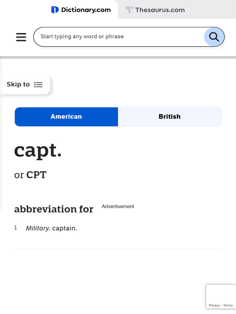 CAPT. Definition & Meaning _ Dictionary.com | PDF | Linguistics