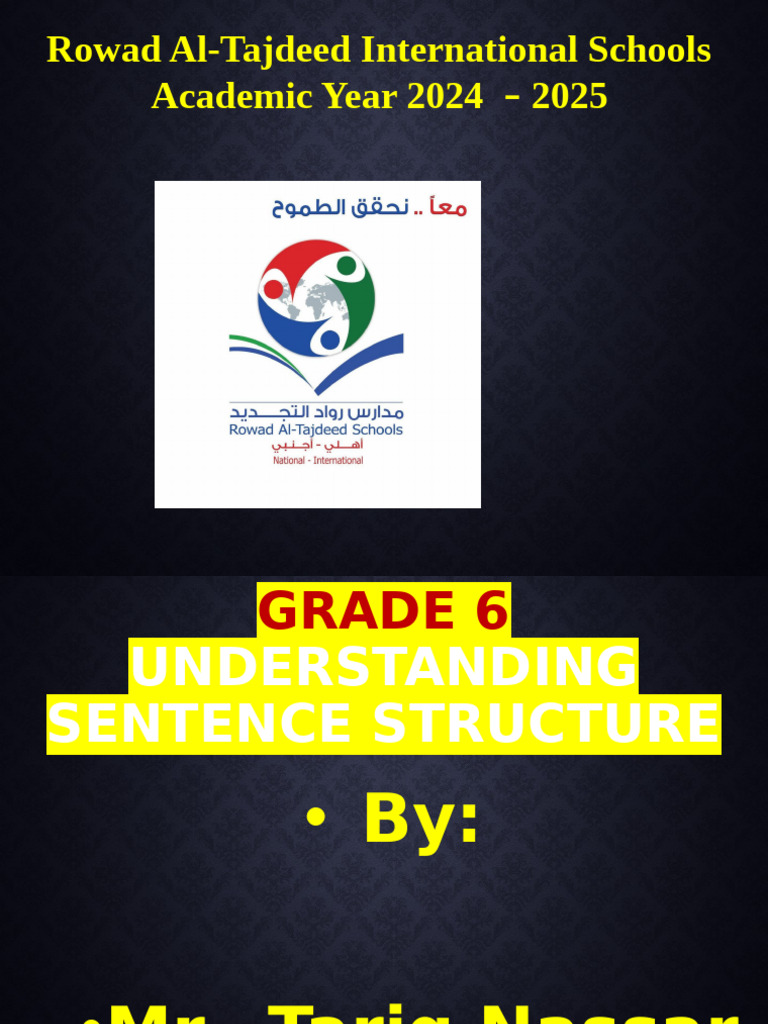 Understanding Sentence Structure | PDF
