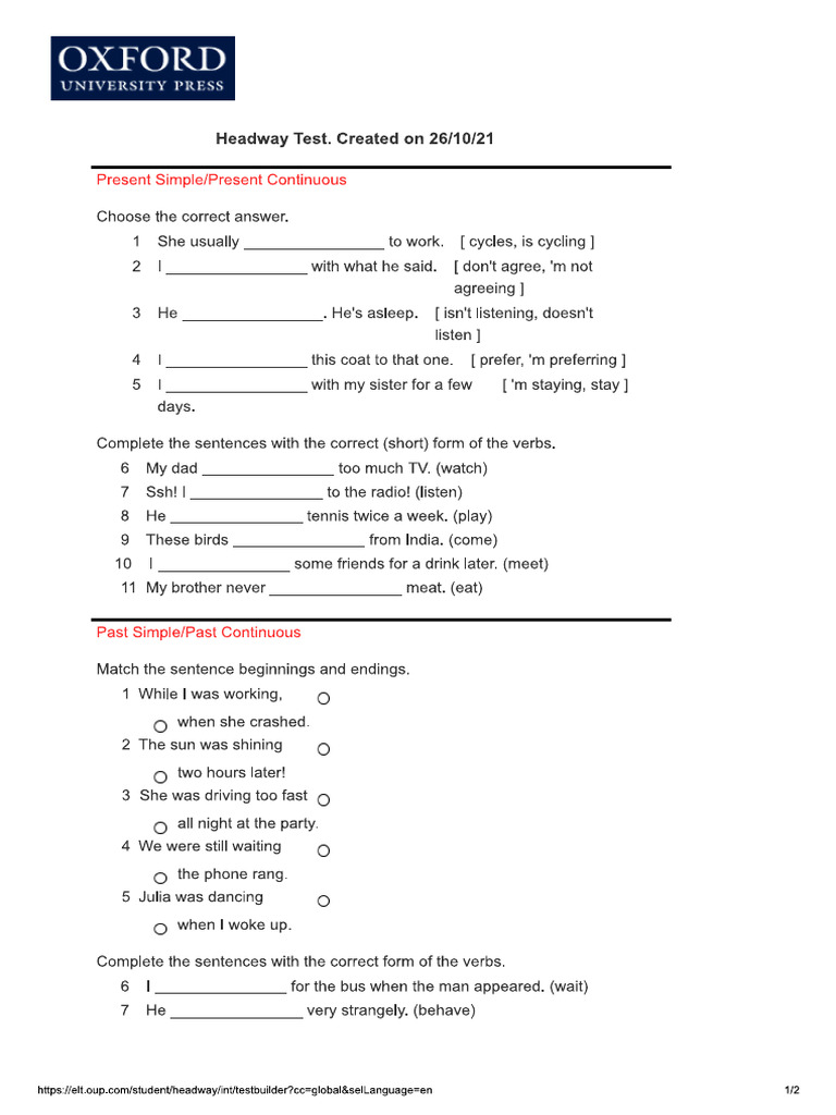 Grammar 1 | PDF