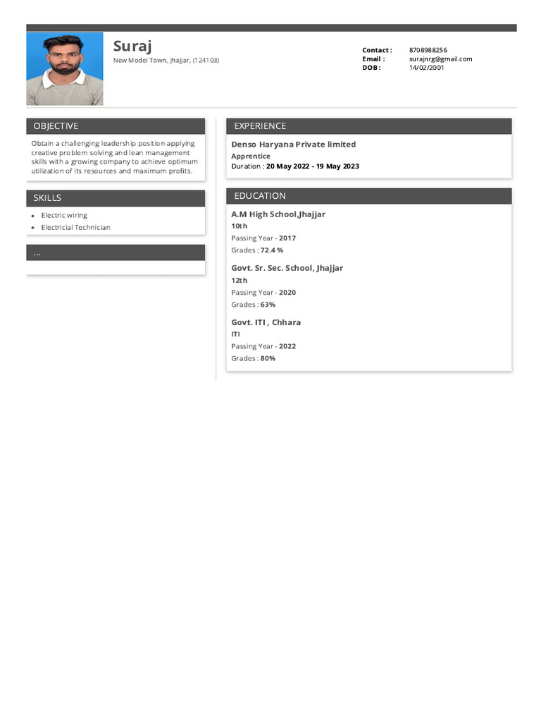 Suraj Resume | PDF