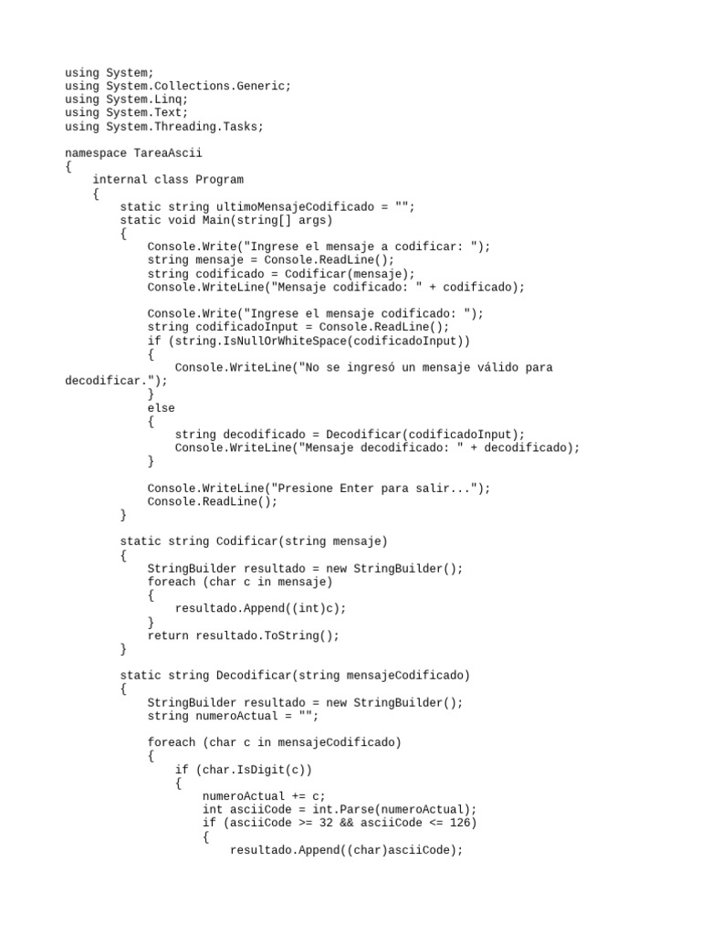 Proyecto Codi y Decodi Viernes | PDF