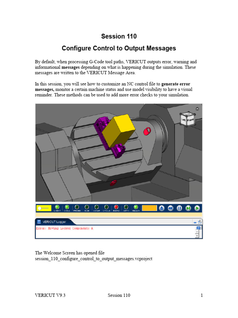 Session 110-Configure Control To Output Messages | PDF | Computer Science | Software