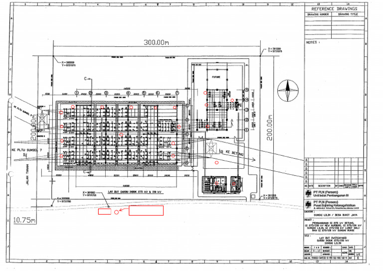 4. Drawing Layout Test Grounding - Sungai Lilin | PDF