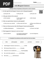 Vivian Maier Video Worksheet | PDF | Social Science | Art