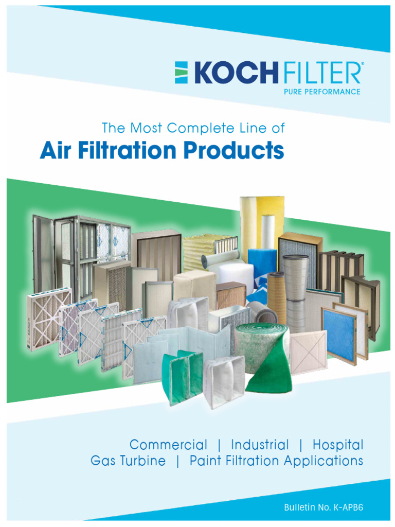 Koch Filter Air Filtration Solutions | PDF | Filtration | Quality Assurance