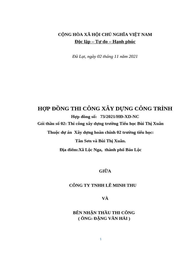 HD Giao Khoang Anh Hai | PDF