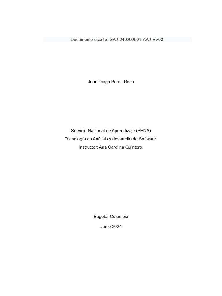 Documento Escrito | PDF