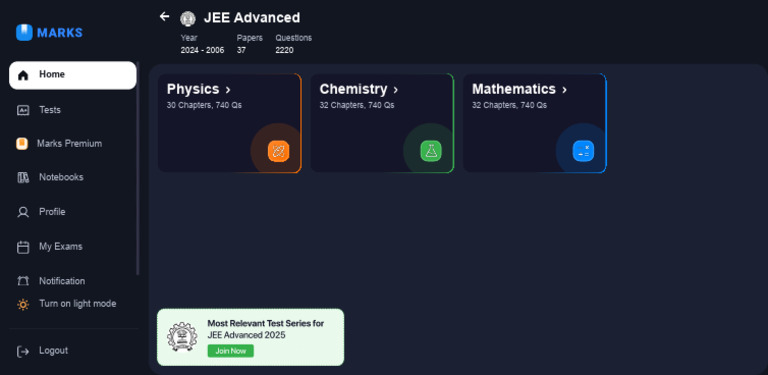 JEE Master Marks App Overview | PDF