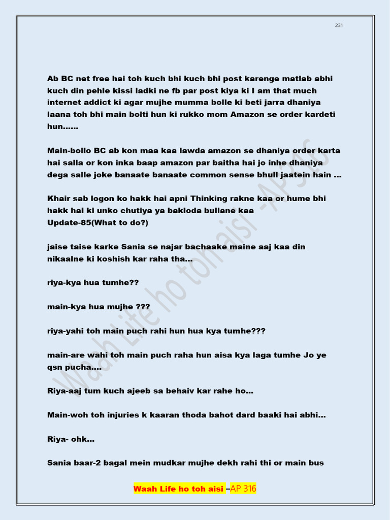 Waah Life ho toh aisi [ 001 -204 ] â__AP316_2 | PDF