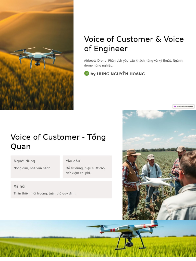Voice of Customer and Voice of Engineer | PDF