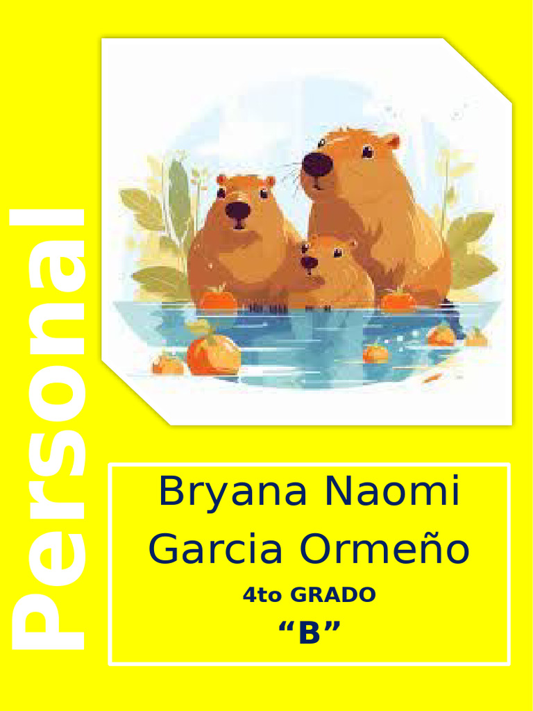 Caratula Capibara 4 | PDF