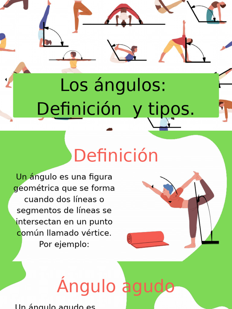 Presentación Ángulos Simple Verde | PDF