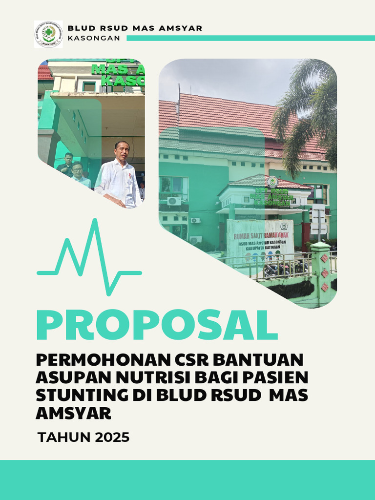 Green and Black Minimalist Medical Proposal Cover Page | PDF