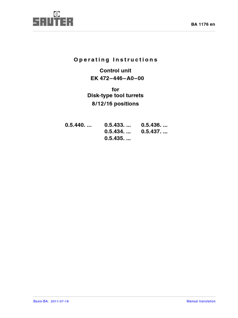 Ba 1176 en (Delta) Ab增量式 (Stca900110) ) | PDF | Parameter (Computer ...
