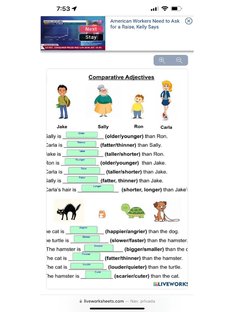 Delattibodier Aguilar Comparativeadjectives | PDF