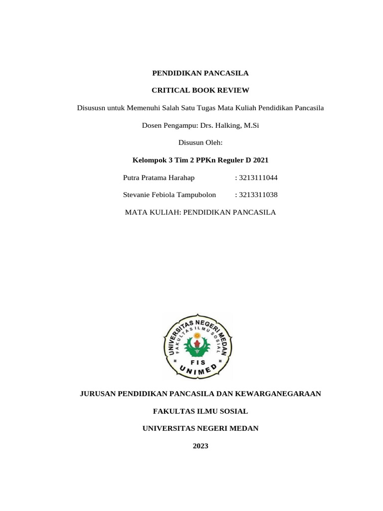 CBR-PENDIDIKAN PANCASILA-KELOMPOK 3-TIM 2 | PDF