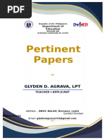 Pertinent Papers FRONT & TOC FORMAT | PDF | Business