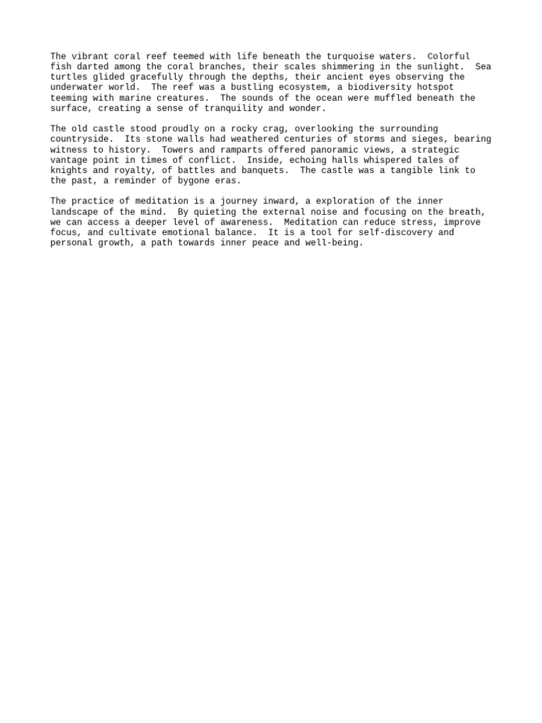 Coral Reef | PDF