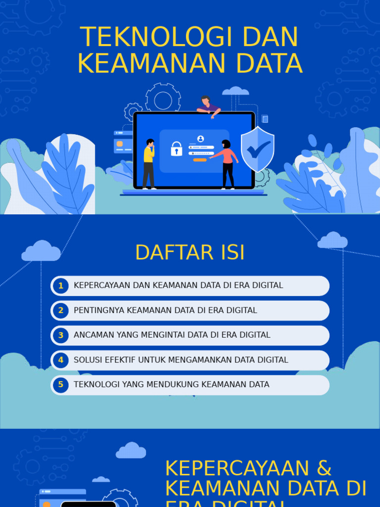 Teknologi Dan Keamanan Data Presentation | PDF