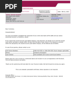 Letter From Yes Bank For Foreclosure of Loan (Account No ...