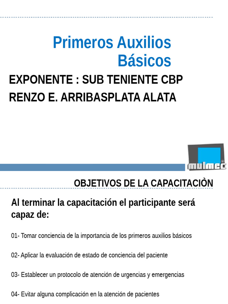 PRIMEROS AUXILIOS BASICOS | PDF | Sangrado | Herida