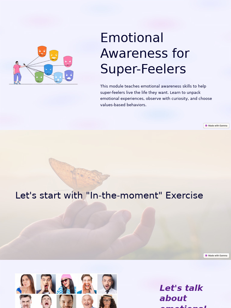 Emotional-Awareness-for-Super-Feelers (Session-1) | PDF | Emotions ...