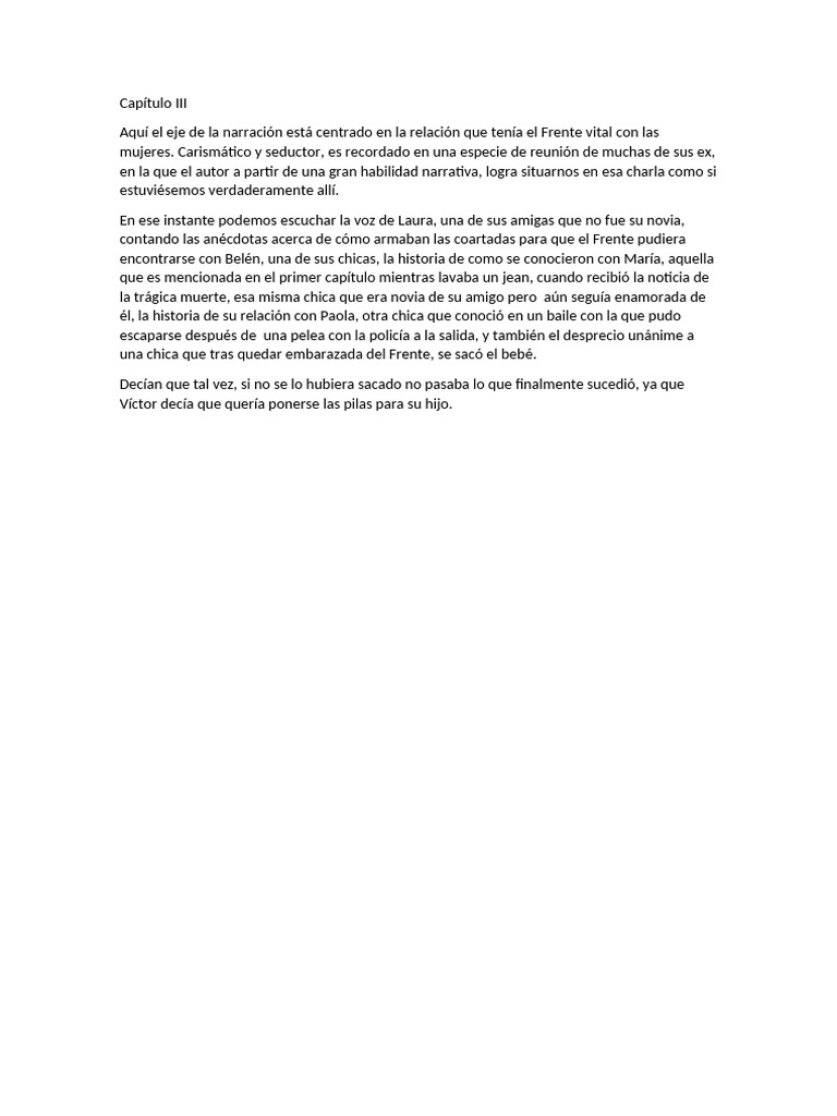 Resumen Capítulo III | PDF