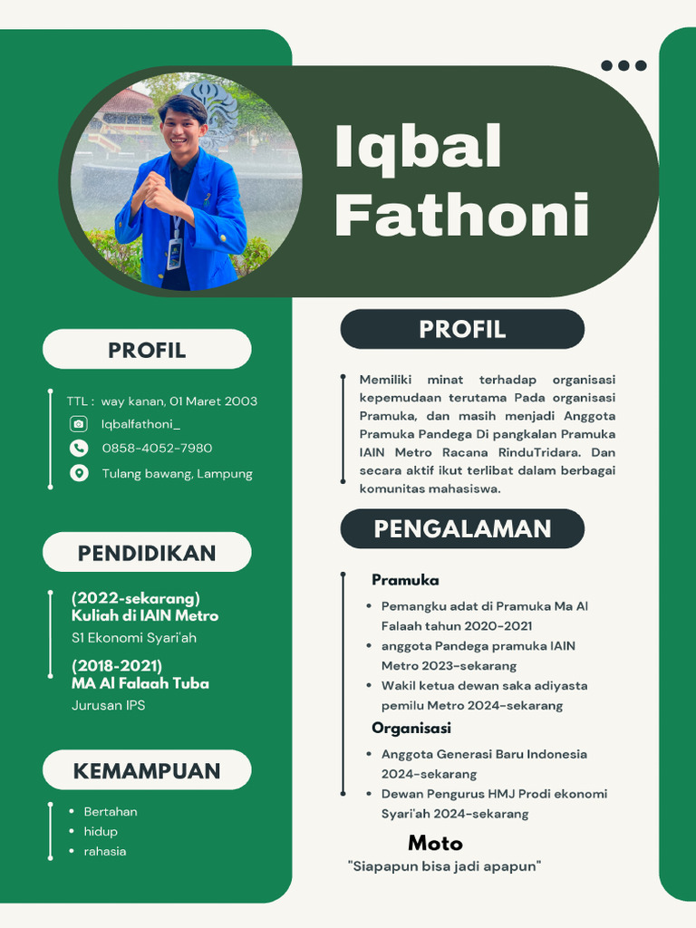 CV Narasumber Pta - 20240809 - 041709 - 0000 | PDF